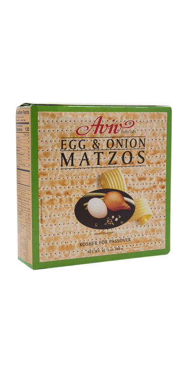 MATZOT AVIV ISRAEL-Egg and Onion Matzo for Passover-Switzerland